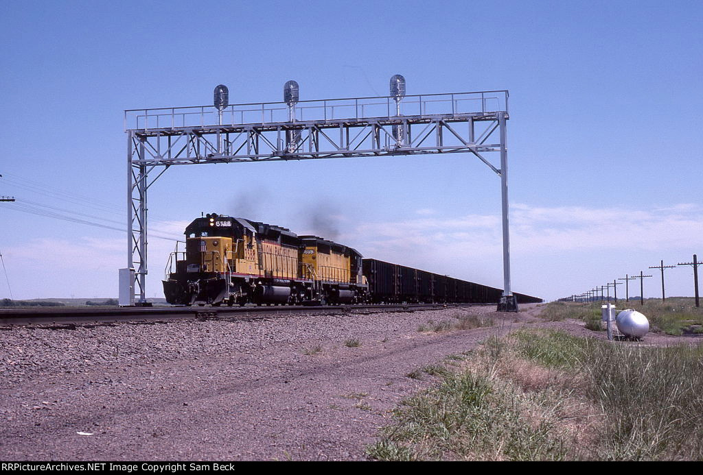 UP 3588 and CNW 6853